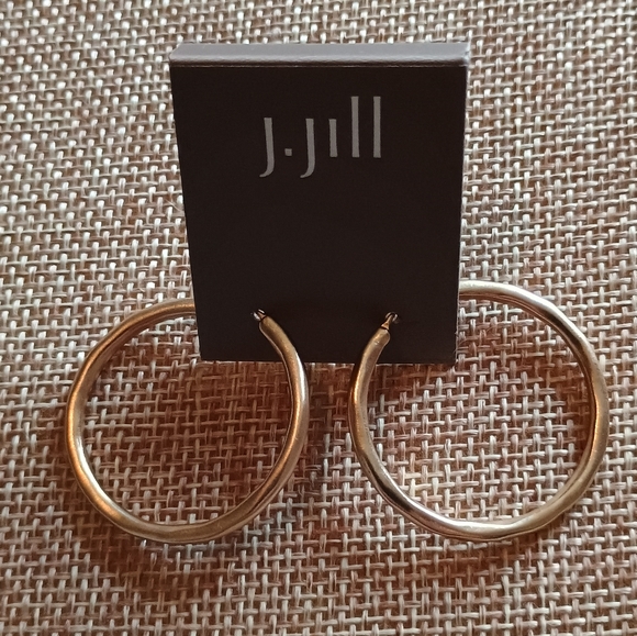 J. Jill | Jewelry | Nwt J Jill Gold Hoop Earrings | Poshmark